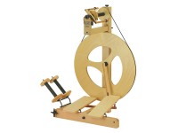 Spinnrad Merino Einfachtritt incl. Zwirnsatz, und 3 Spulen unlackiert ...